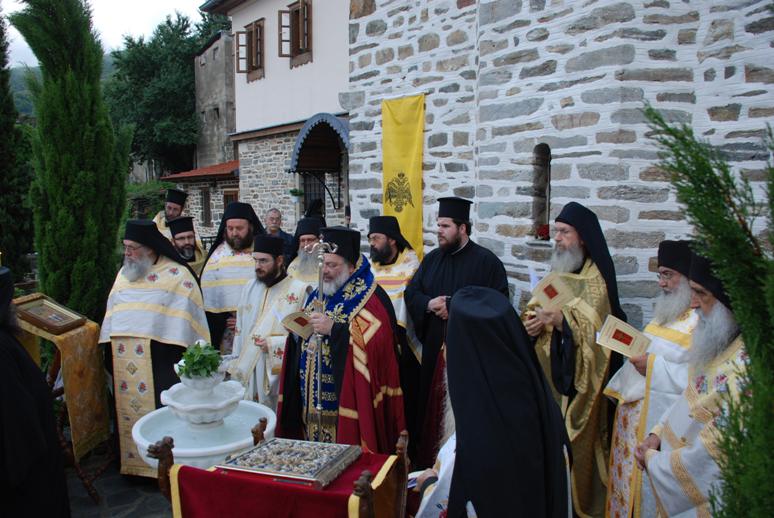 Η πανήγυρη της Αναλήψεως στη Μονή Εσφιγμένου | Ιερά Μητρόπολις ...